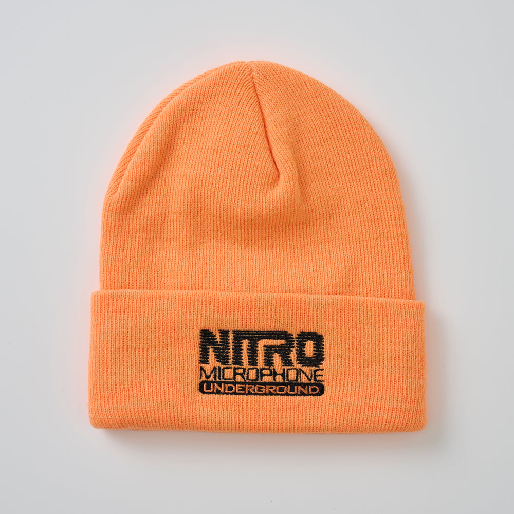 NMU LOGO LONG BEANIE – NITRO MICROPHONE UNDERGROUND Official Shop
